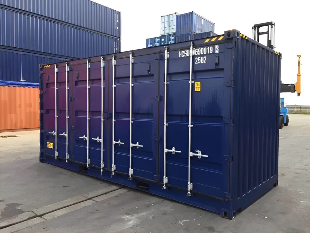 20Ft Open Side High Cube Container | 9′ 6″ High - Syms Shipping Containers
